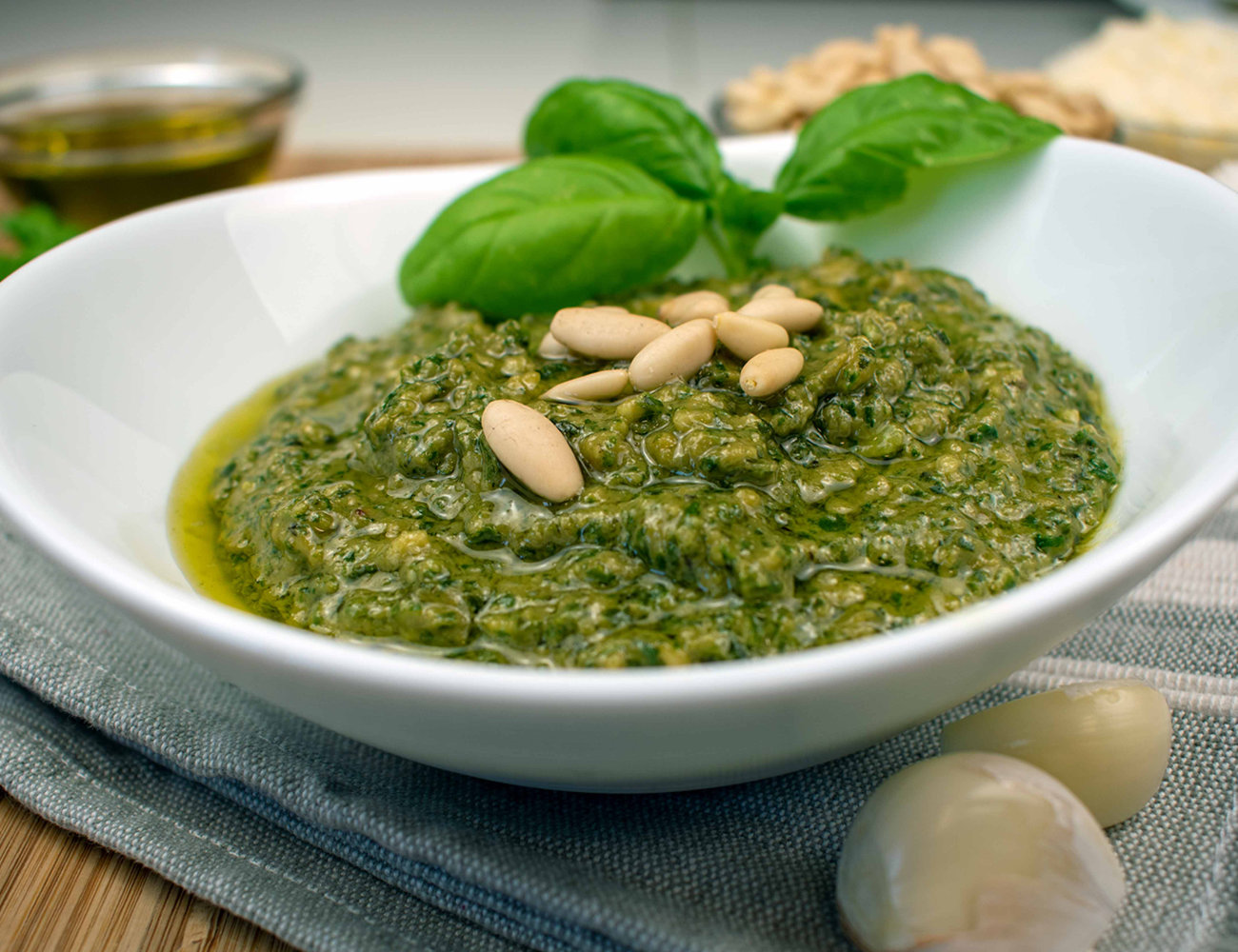Basil Pesto Pasta Recipe - Traditional Italian Recipe!