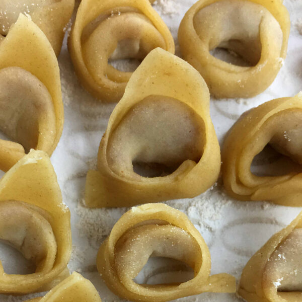 Homemade Tortellini Pasta Recipe with Meat Filling