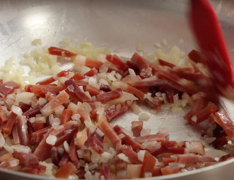 Papalina Pasta | 'Carbonara' w/ Onions, Prosciutto and Parmigiano