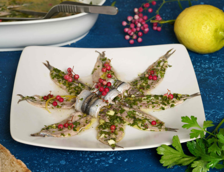 Italian Fresh Marinated Anchovies | Recipe + Video